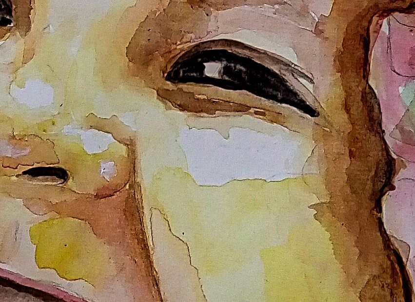 Printable Baby Smile Painting Portrait Digital soft copy Digital Art ...