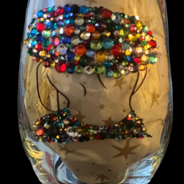 Diva Wine Glass - Etsy