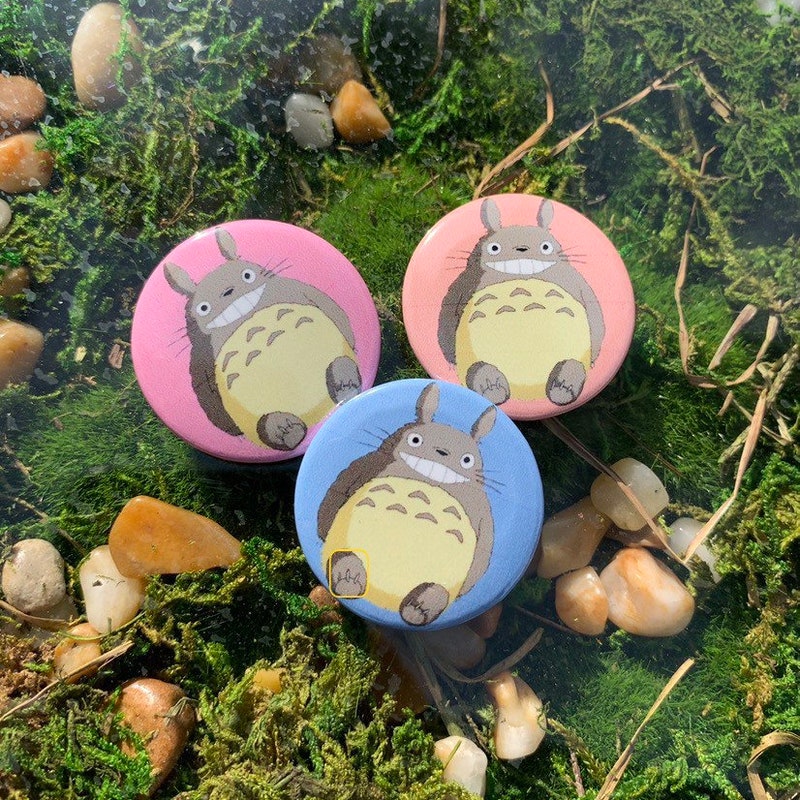 Totoro Button - Etsy