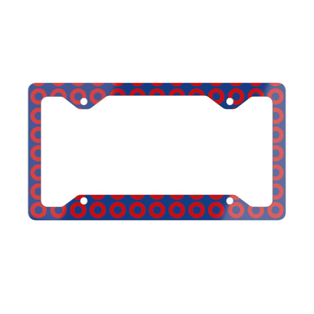 PHISH Donut Contact Metal License Plate Frame - Etsy