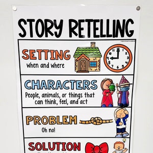 Story Retelling Anchor Chart [hard Good] - Option 2 - Etsy