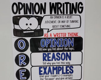 Opinion/persuasive Oreo Writing Anchor Chart - Etsy