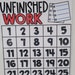 Unfinished Work Anchor Chart [hard Good] - Set# 6 - Etsy