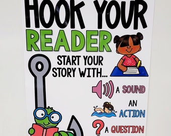 Hook Your Reader Anchor Chart - Etsy