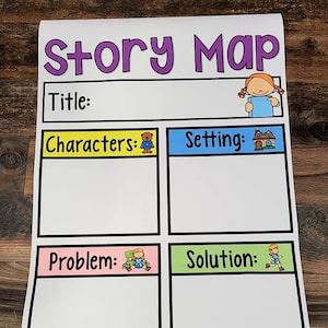 Story Retelling Anchor Chart hard Good Option 2 - Etsy