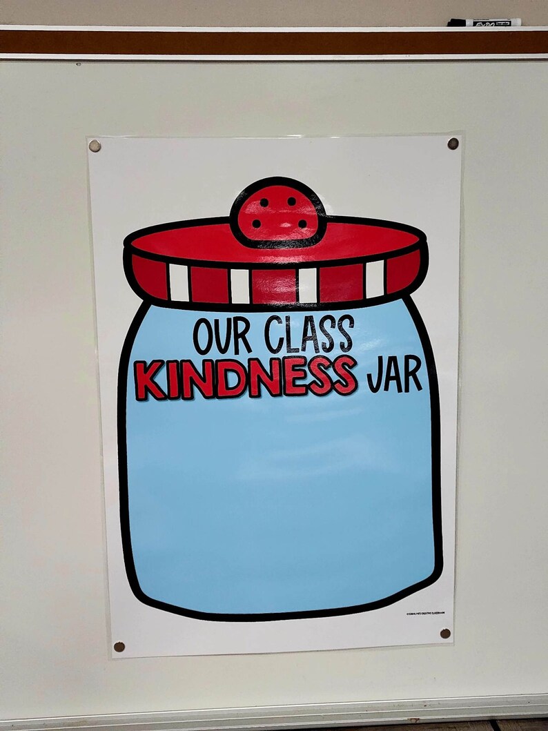 Kindness Jar Anchor Chart hard Good Option 5 - Etsy