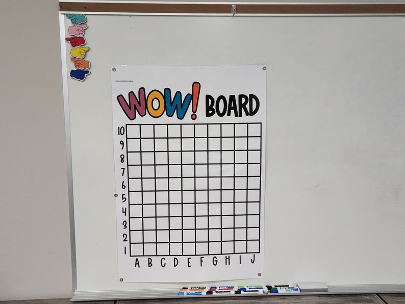 WOW Board Anchor Chart hard Good Option 5 - Etsy