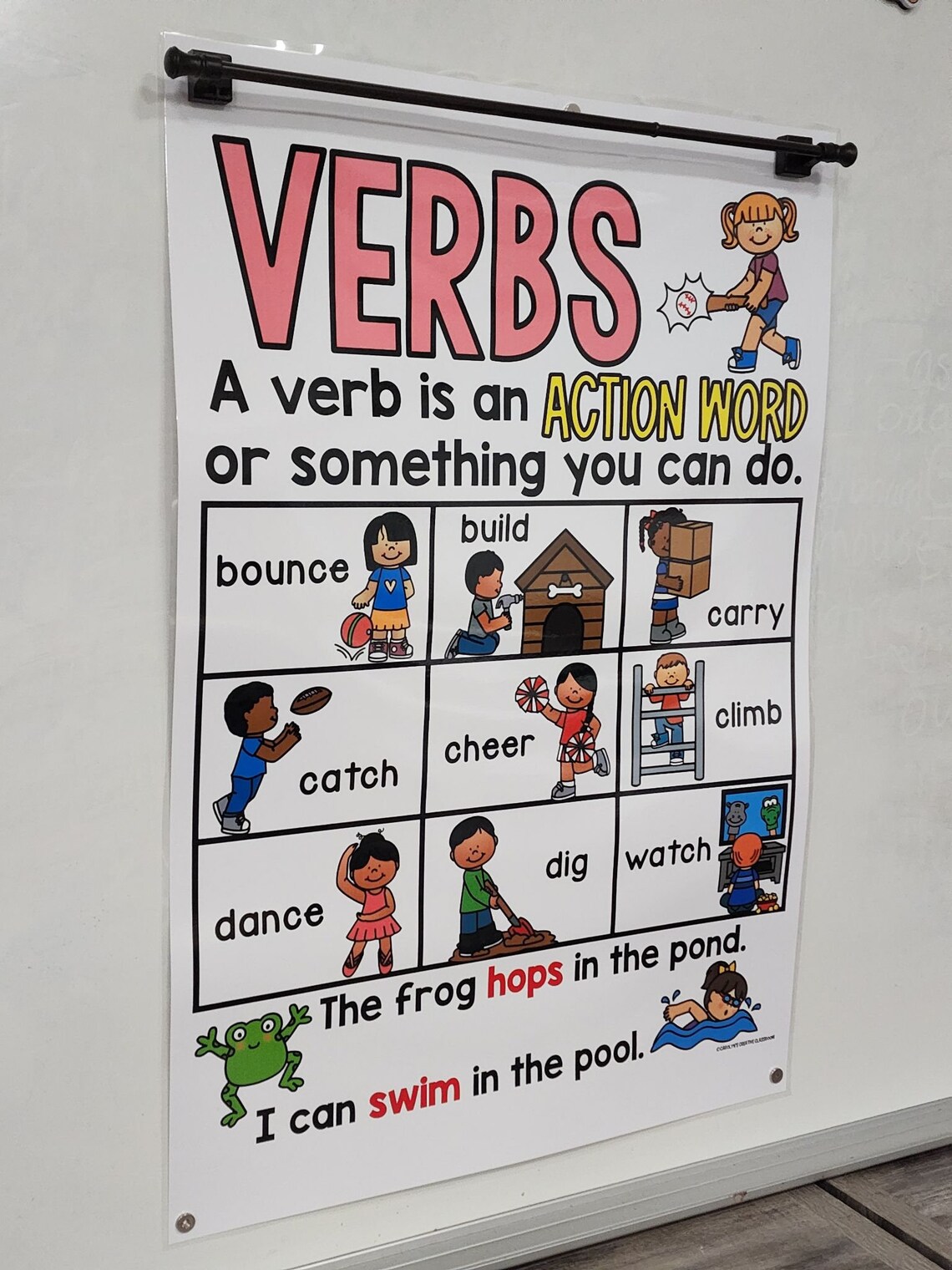 Verbs Anchor Chart [hard Good] - Option #2 - Etsy