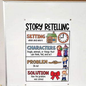 Story Retelling Anchor Chart [hard Good] - Option 2 - Etsy