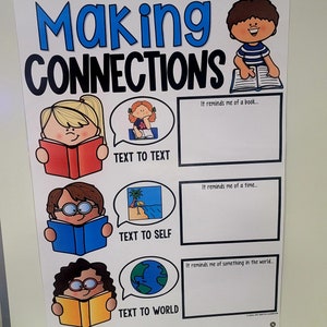 Making Connections Anchor Chart [hard Good] - Etsy