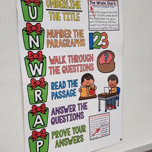 Unwrap Reading Strategy Anchor Chart [hard Good] - Option 2 - Etsy