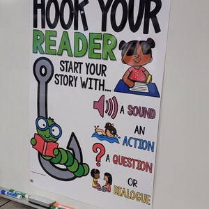 Hook Your Reader Anchor Chart [hard Good] - Etsy