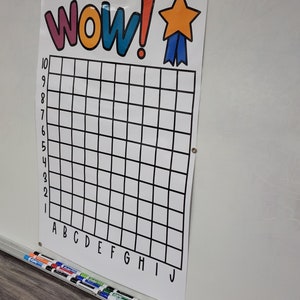 WOW! Board Anchor Chart [hard Good] - Option #2 - Etsy