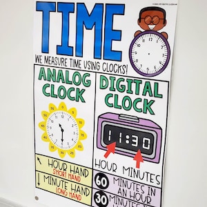 Time Anchor Chart [hard Good] - Option 1 - Etsy