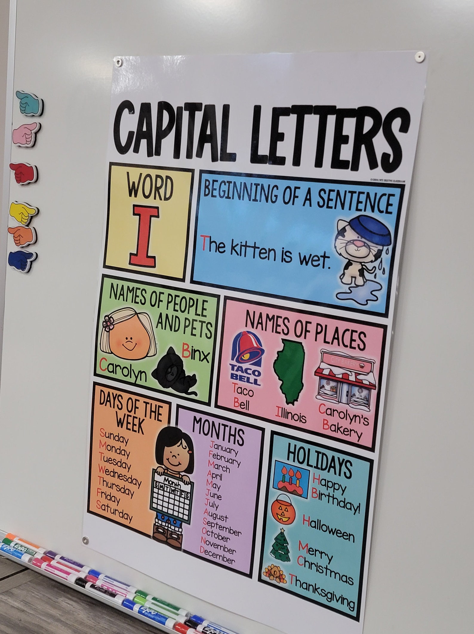 Capital Letters Anchor Chart [hard Good] - Option #2 - Etsy
