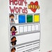 Heart Words Anchor Chart [hard Good] - Version 2 - Etsy