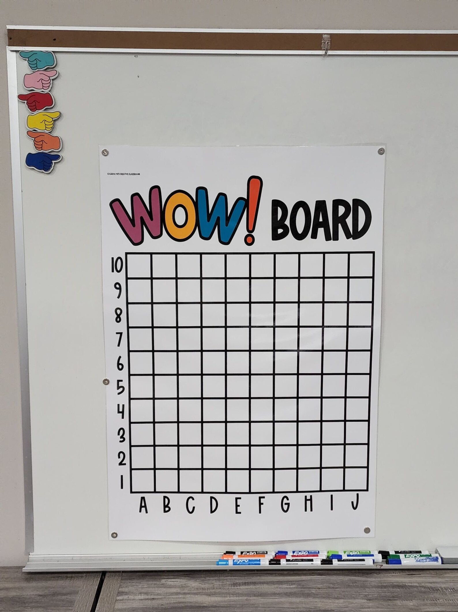 WOW Board Anchor Chart hard Good Option 5 - Etsy