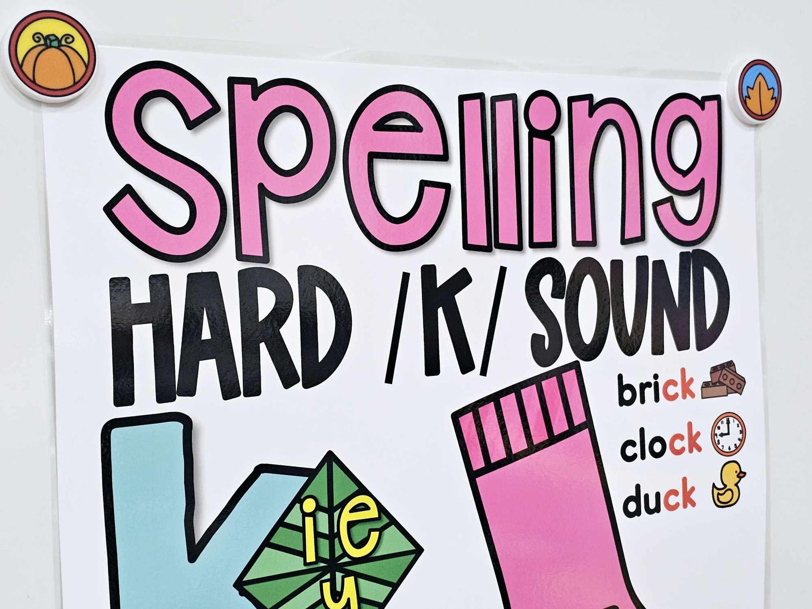 C, K, & CK Spelling /k/ Anchor Chart [hard Good] - Option #2 - Etsy