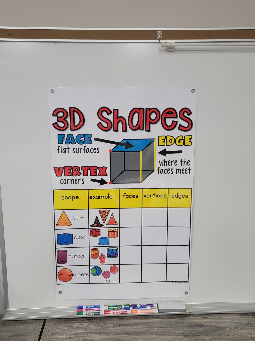 3D Shapes Anchor Chart [hard Good] OPTION #2 - Etsy