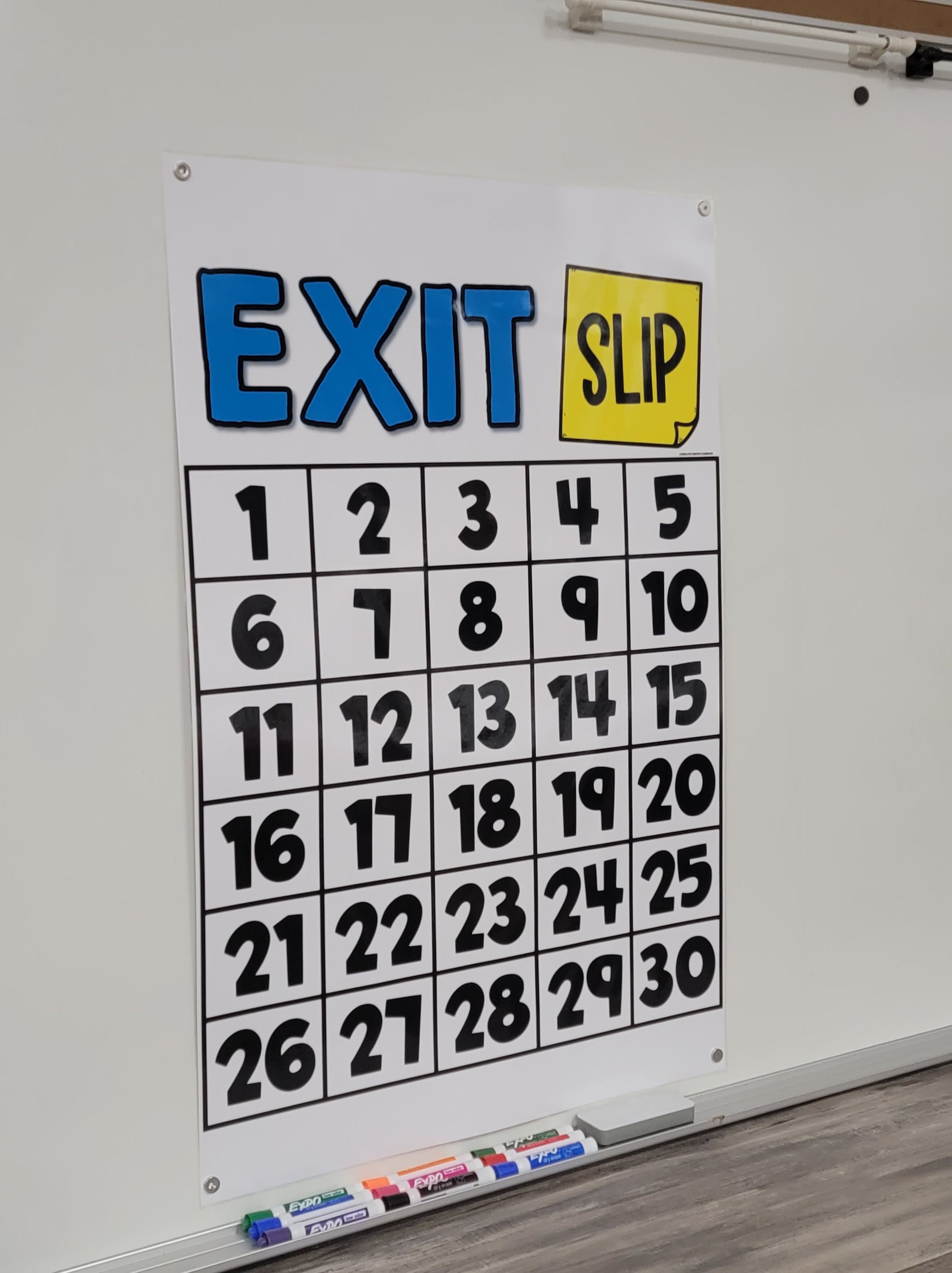 Exit Slips Anchor Chart hard Good - Etsy