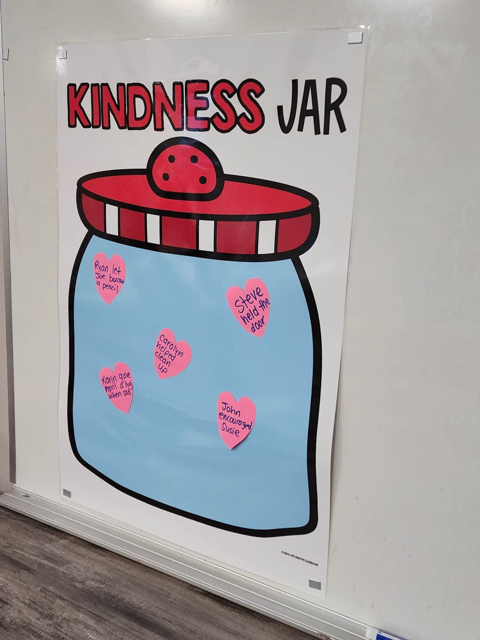 Kindness Jar Anchor Chart [hard Good] - Option 1 - Etsy