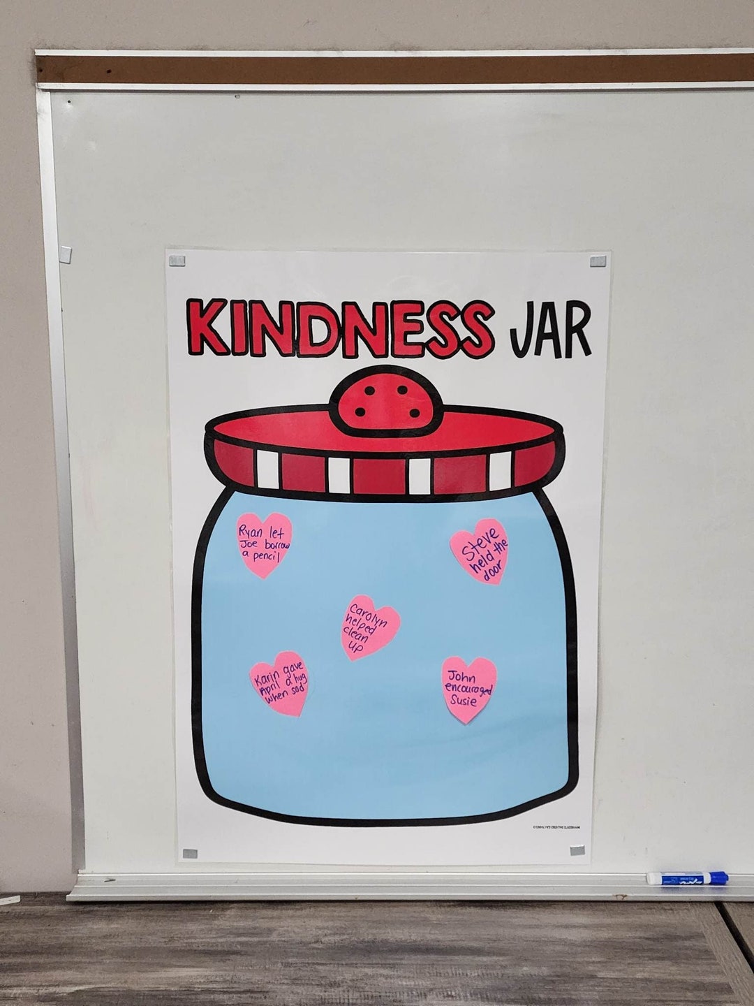 Kindness Jar Anchor Chart [hard Good] - Option 1 - Etsy