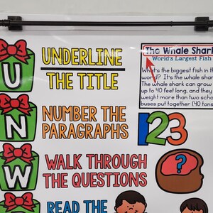 Unwrap Reading Strategy Anchor Chart [hard Good] - Option 2 - Etsy