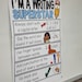 I'm a Writing Superstar Anchor Chart hard Good - Etsy