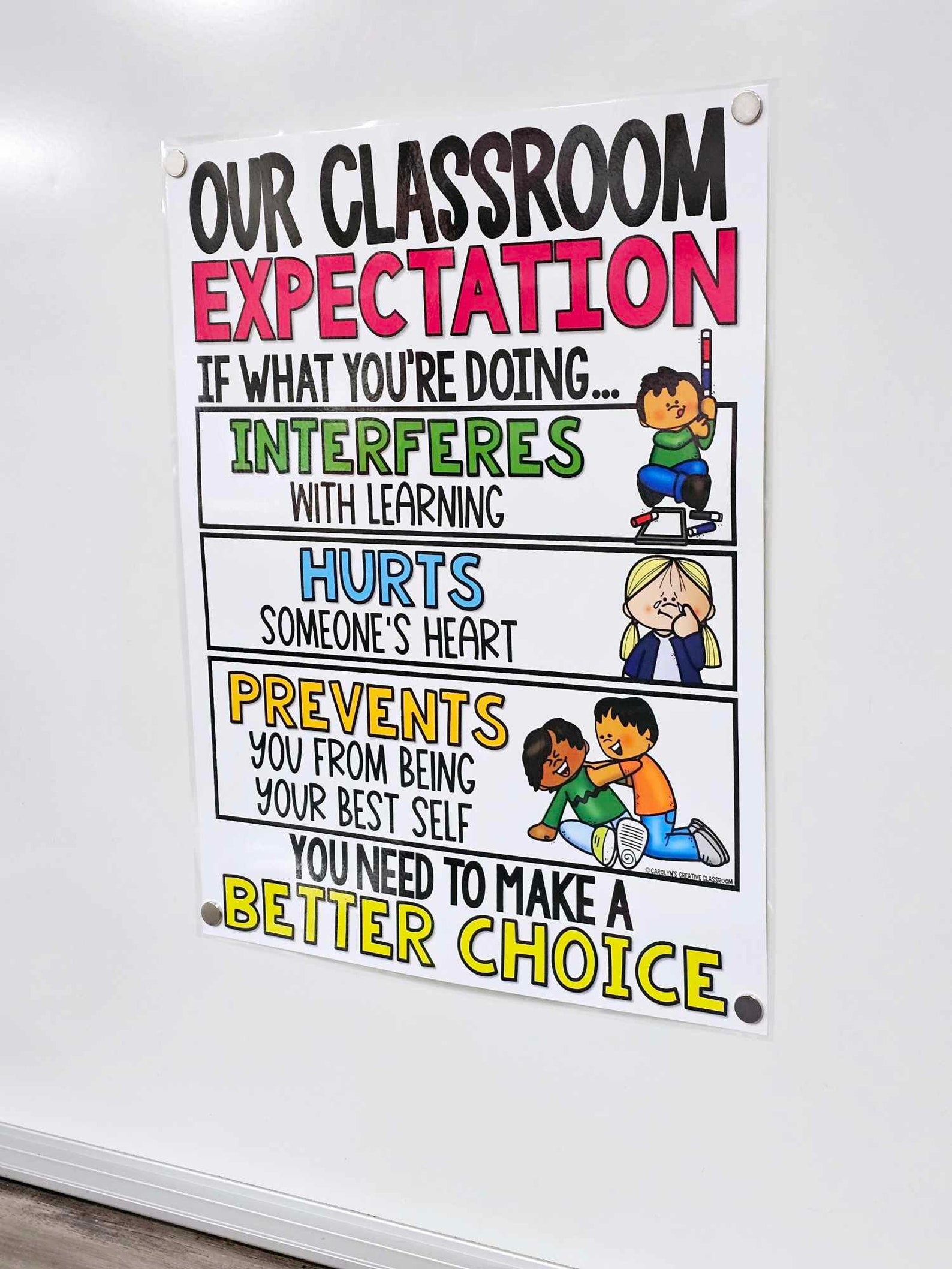 Our Class Expectation Anchor Chart [hard Good] - Version 3 - Etsy