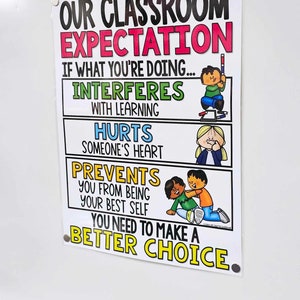 Our Class Expectation Anchor Chart [hard Good] - Version 3 - Etsy