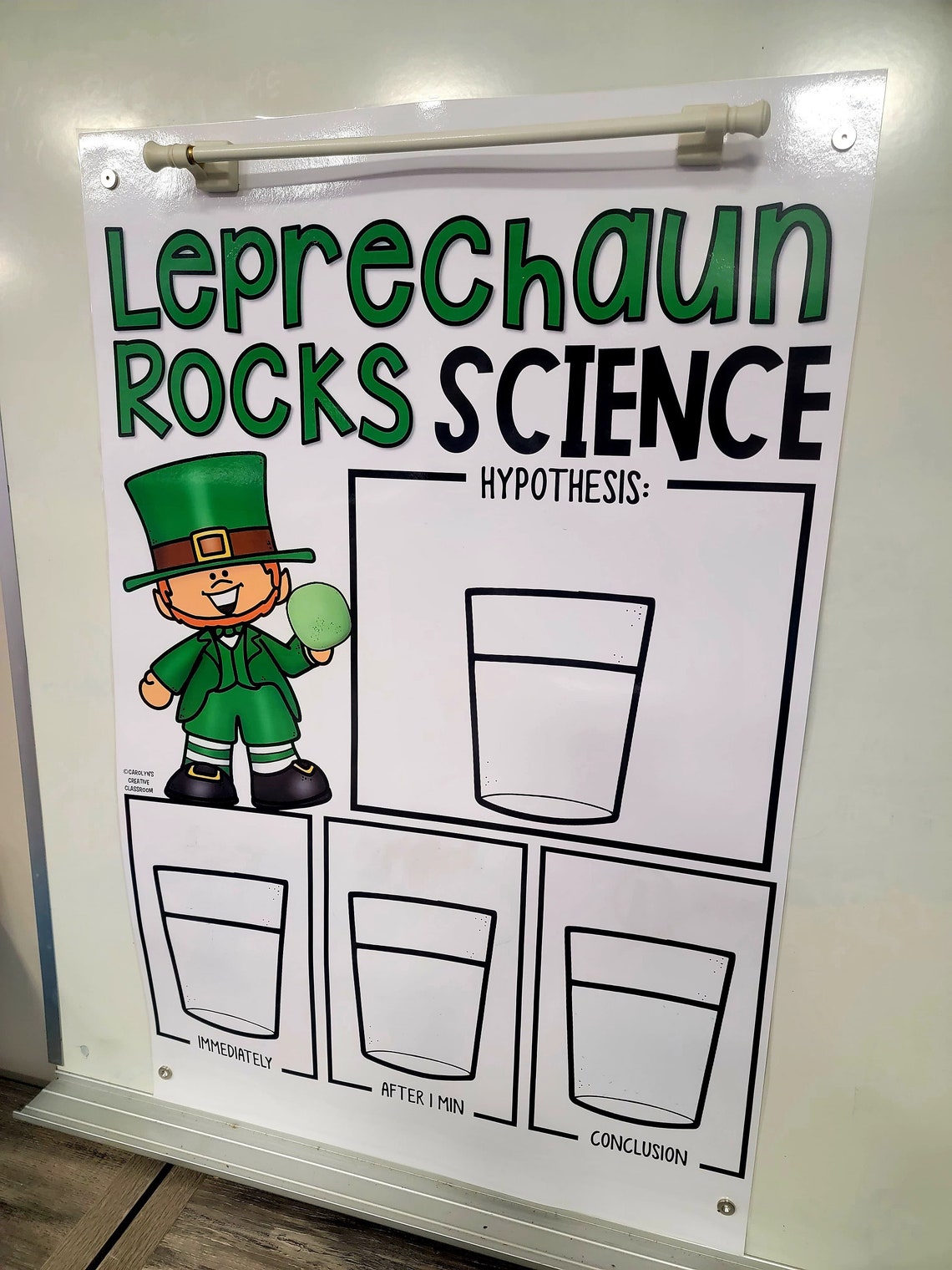 Leprechaun Rocks Experiment Anchor Chart [hard Good] - Etsy