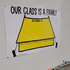 Class Rules and Expectations: We Are a Family Anchor Chart [hard Good ...