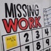 Missing Work Anchor Chart hard Good Set 1 - Etsy