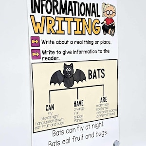 Informational Writing Anchor Chart [hard Good] - Option #2 - Etsy