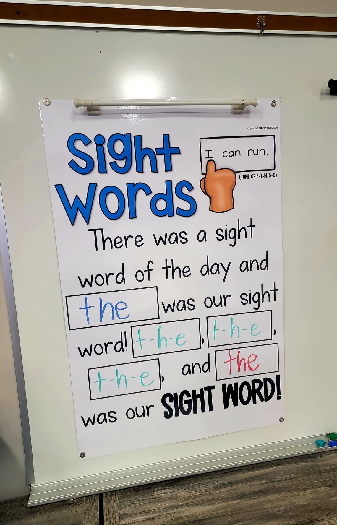 Sight Word Chant Anchor Chart hard Good - Etsy UK