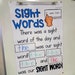 Sight Word Chant Anchor Chart [hard Good] - Etsy