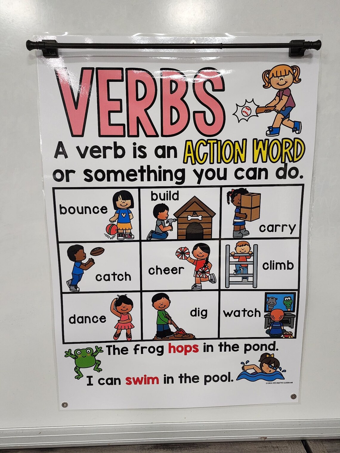 Nouns, Verbs, and Adjectives Anchor Chart [hard Good] - BUNDLE 2 ...