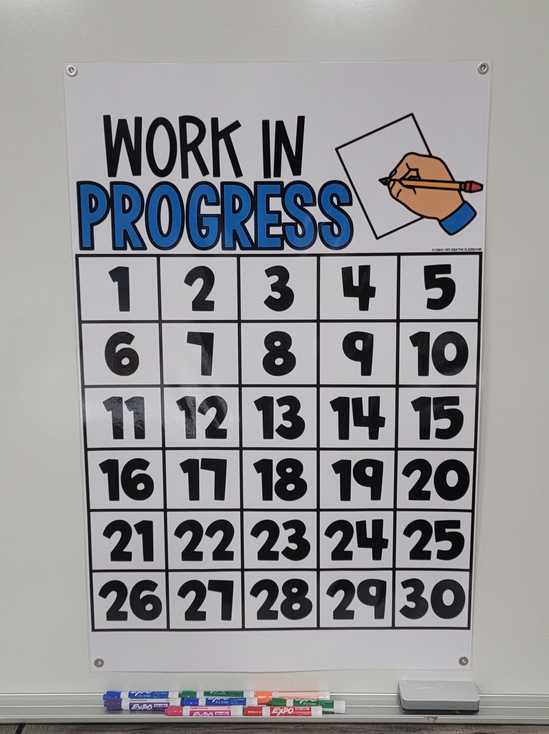 Work in Progress Anchor Chart [hard Good] - Etsy