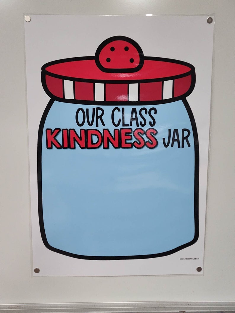 Kindness Jar Anchor Chart hard Good Option 5 - Etsy