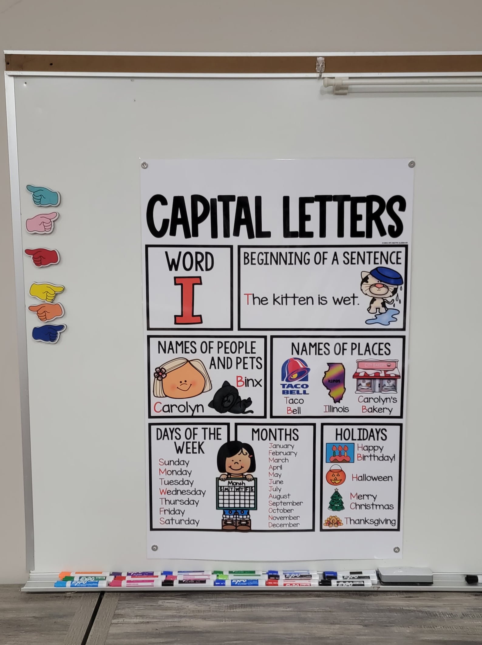 Capital Letters Anchor Chart [hard Good] - Option #1 - Etsy