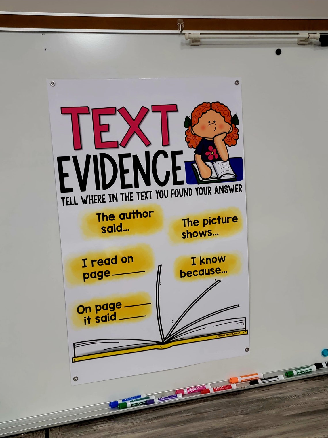 Text Evidence Anchor Chart [hard Good] - Etsy