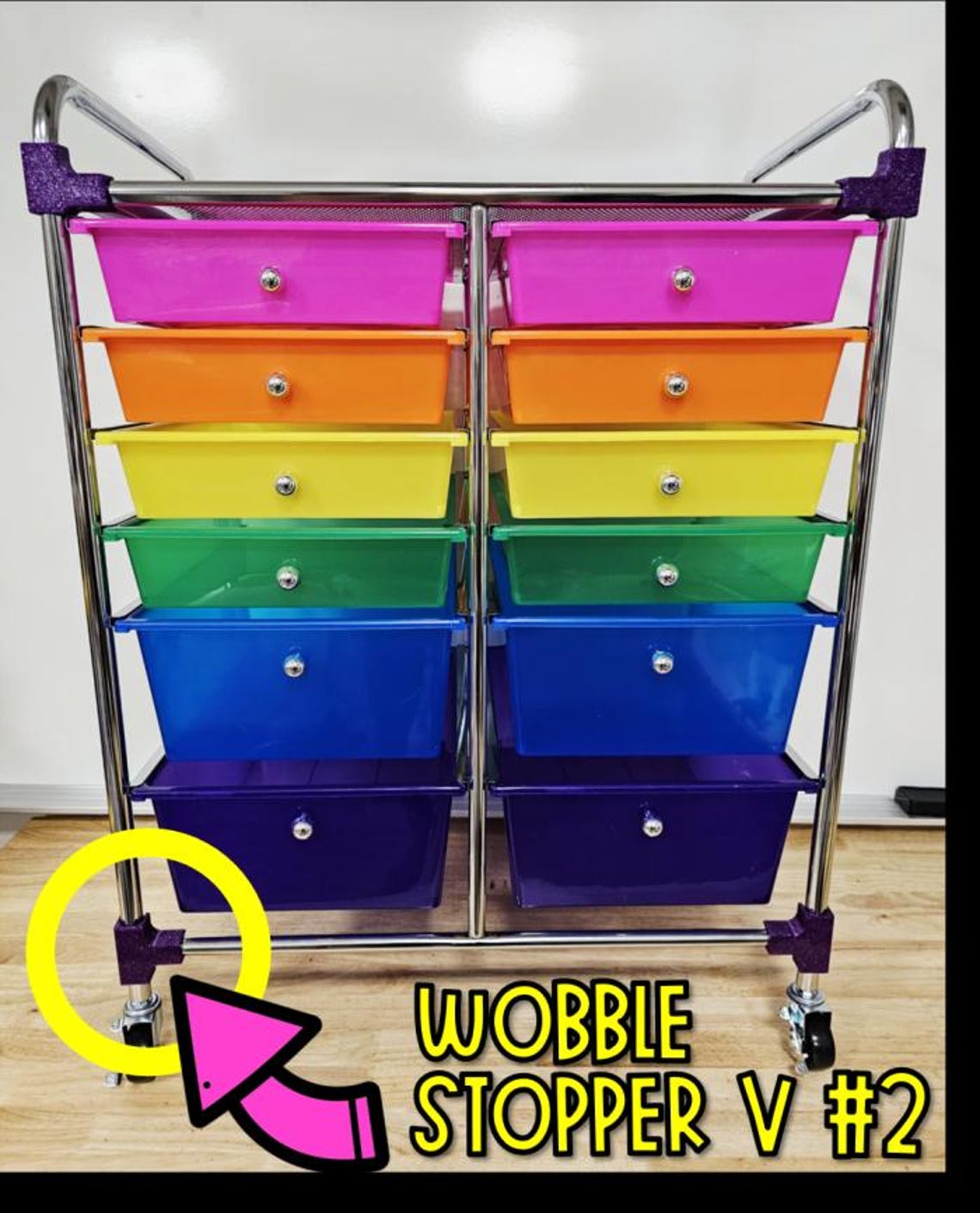 Wobble Stoppers for Rolling Carts [make Your Cart Sturdy!] - Etsy