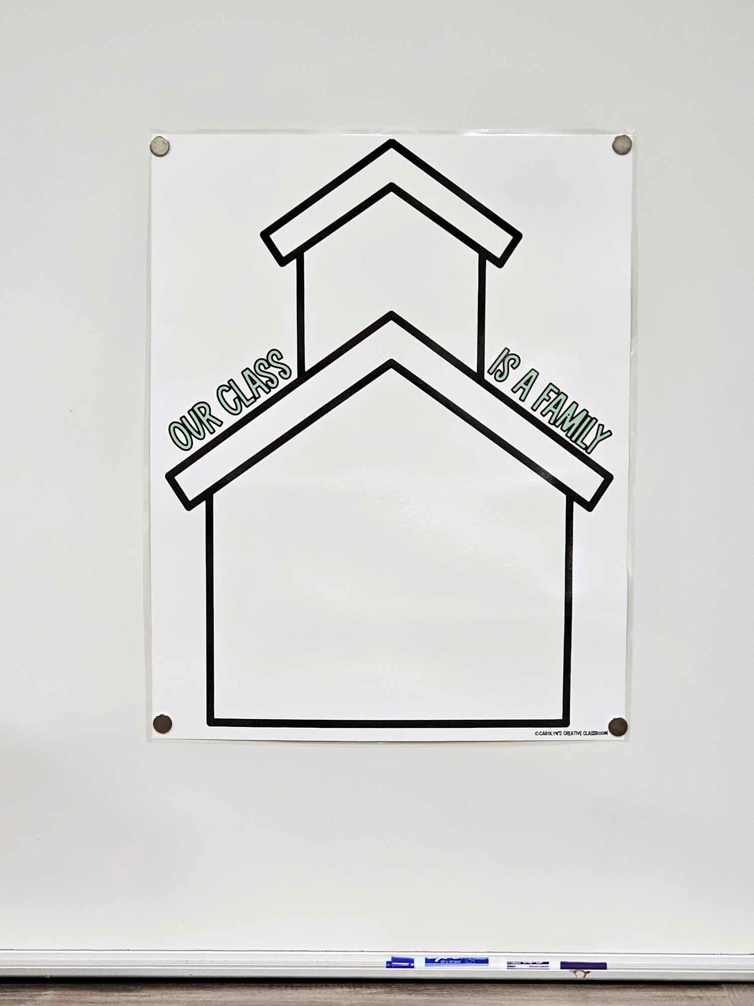 Our Class is a Family Anchor Chart [hard Good] - Option #1 - Etsy