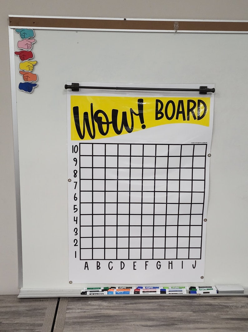 WOW Board Anchor Chart hard Good Option 6 - Etsy