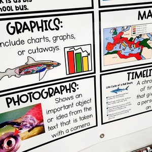 Nonfiction Text Features Anchor Chart [hard Good] - Option 3 - Etsy