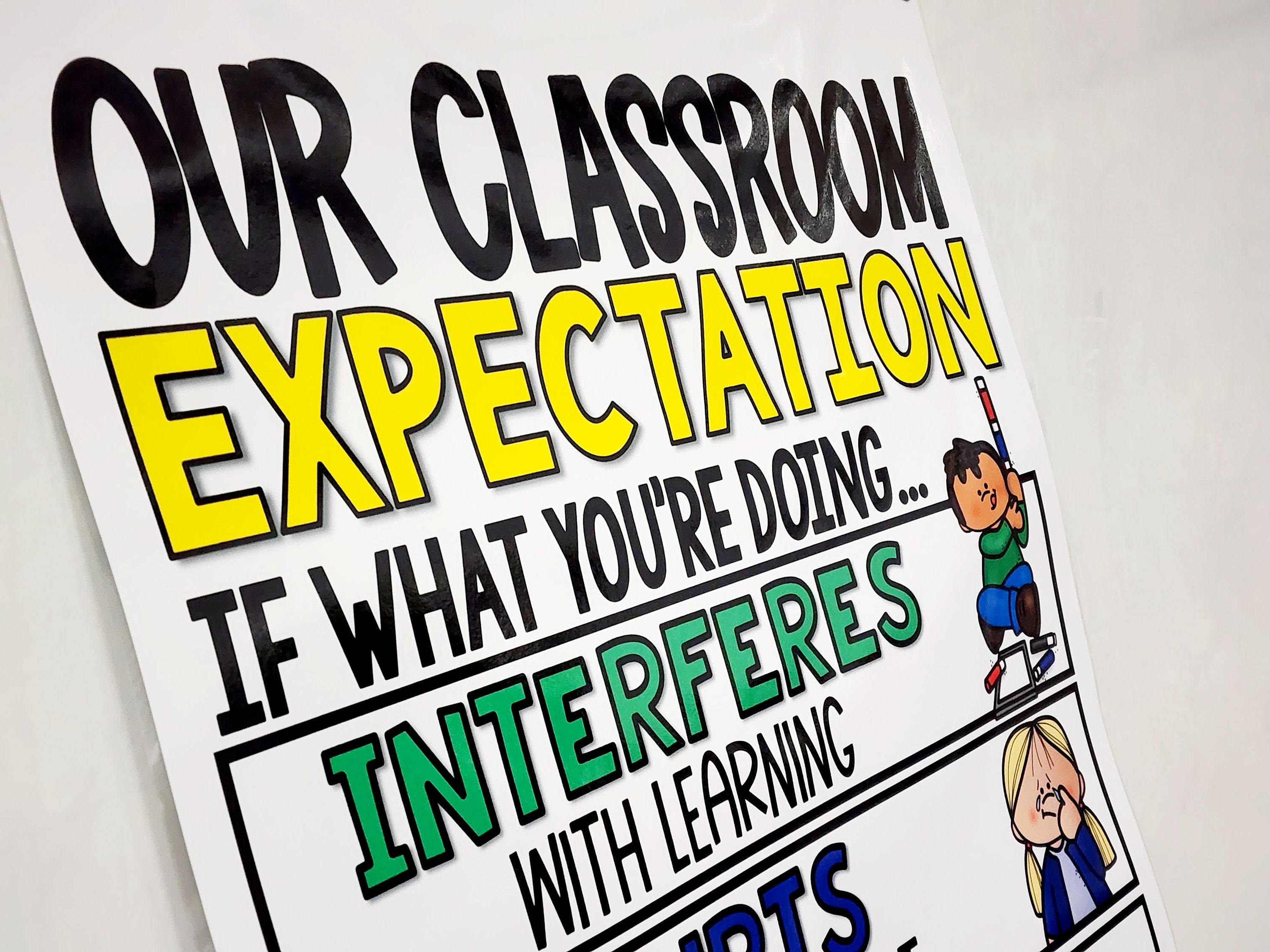 Our Class Expectation Anchor Chart [hard Good] - Version 1 - Etsy