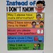 Instead of I Don't Know Anchor Chart [hard Good] - Option 1 - Etsy