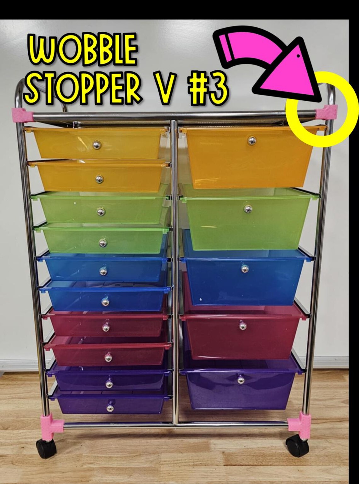 Wobble Stoppers for Rolling Carts [make Your Cart Sturdy!] - Etsy