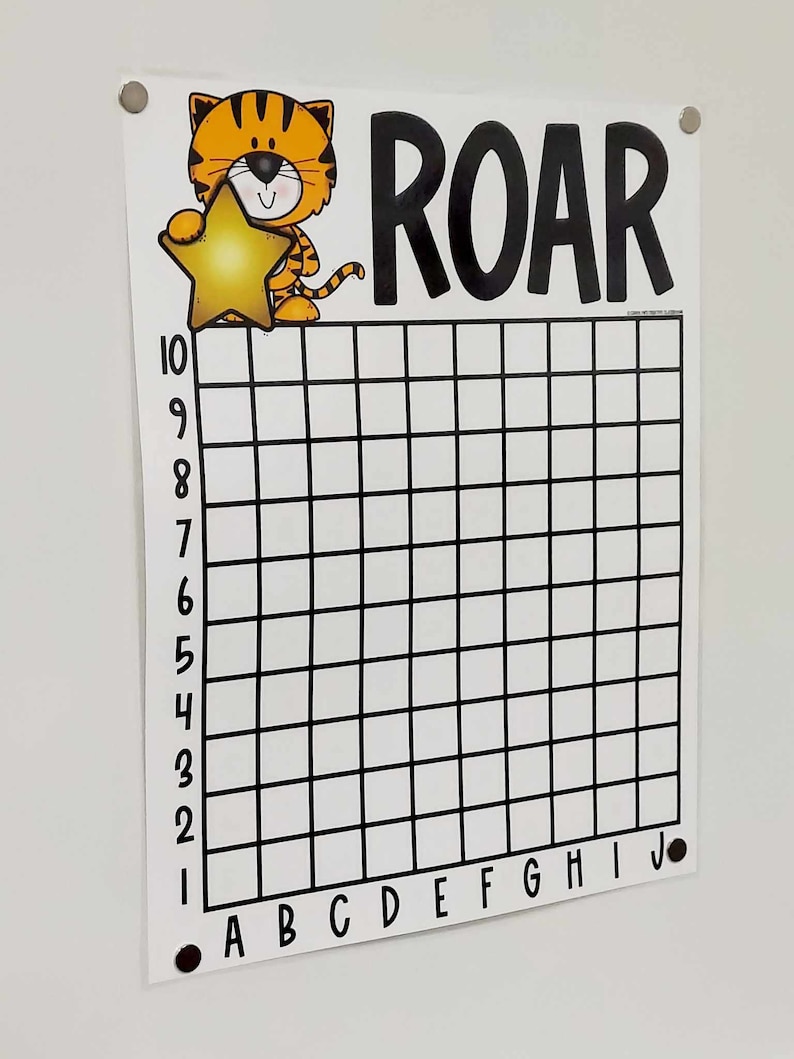 ROAR Anchor Chart [hard Good] - Tiger Option 1 - Etsy