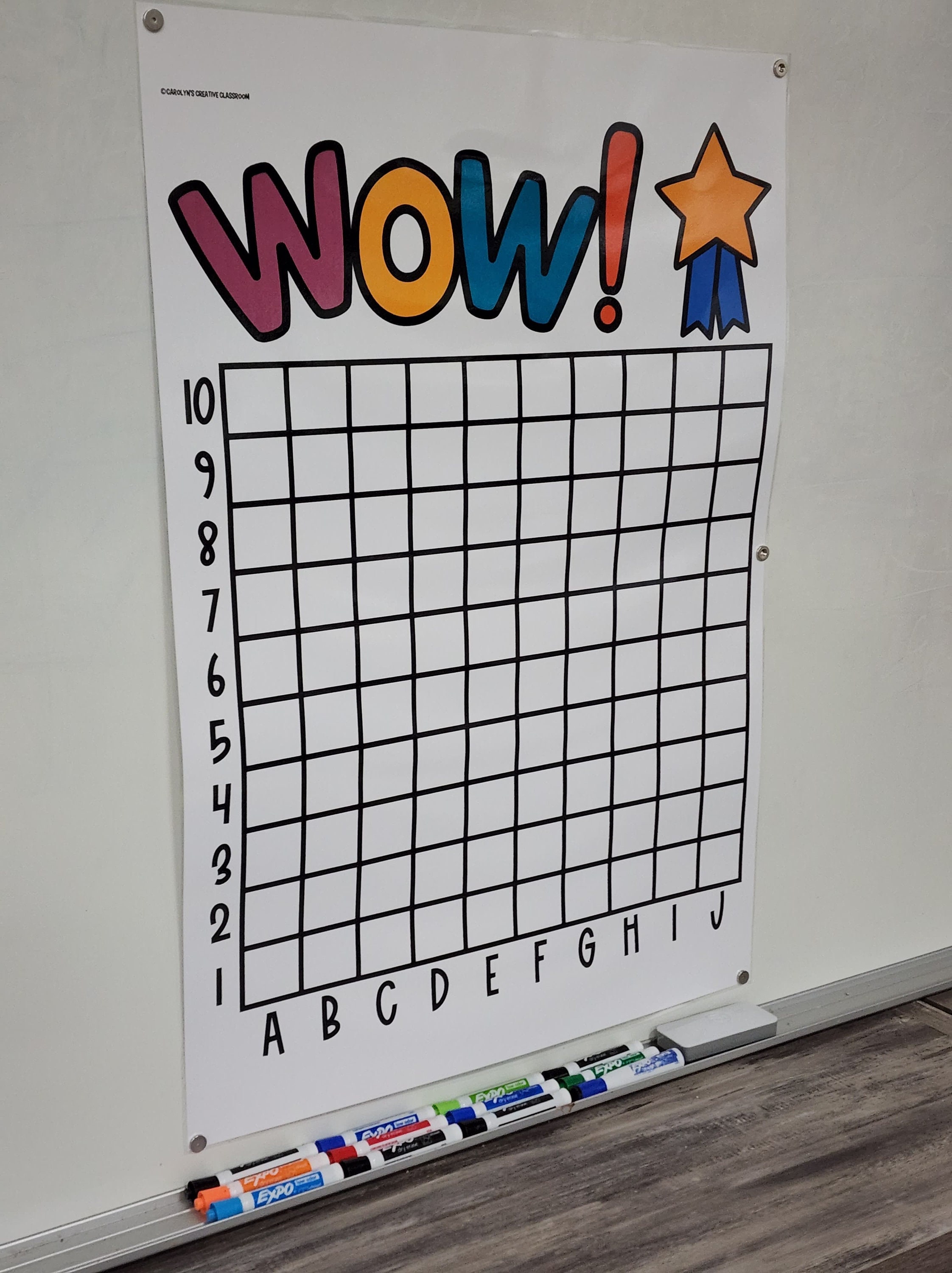 WOW Board Anchor Chart hard Good Option 2 - Etsy